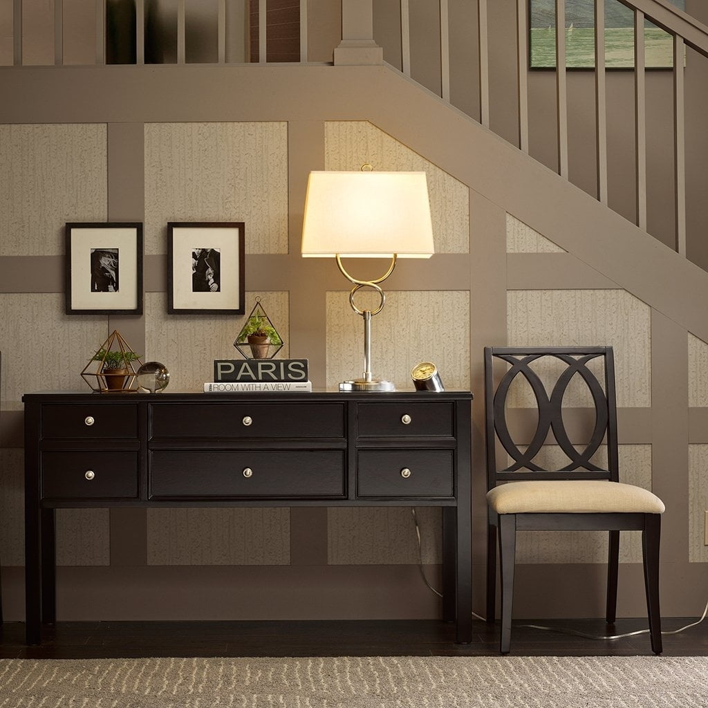 Madison Park Signature Madison Console Table Ebony See below - Walmart.com