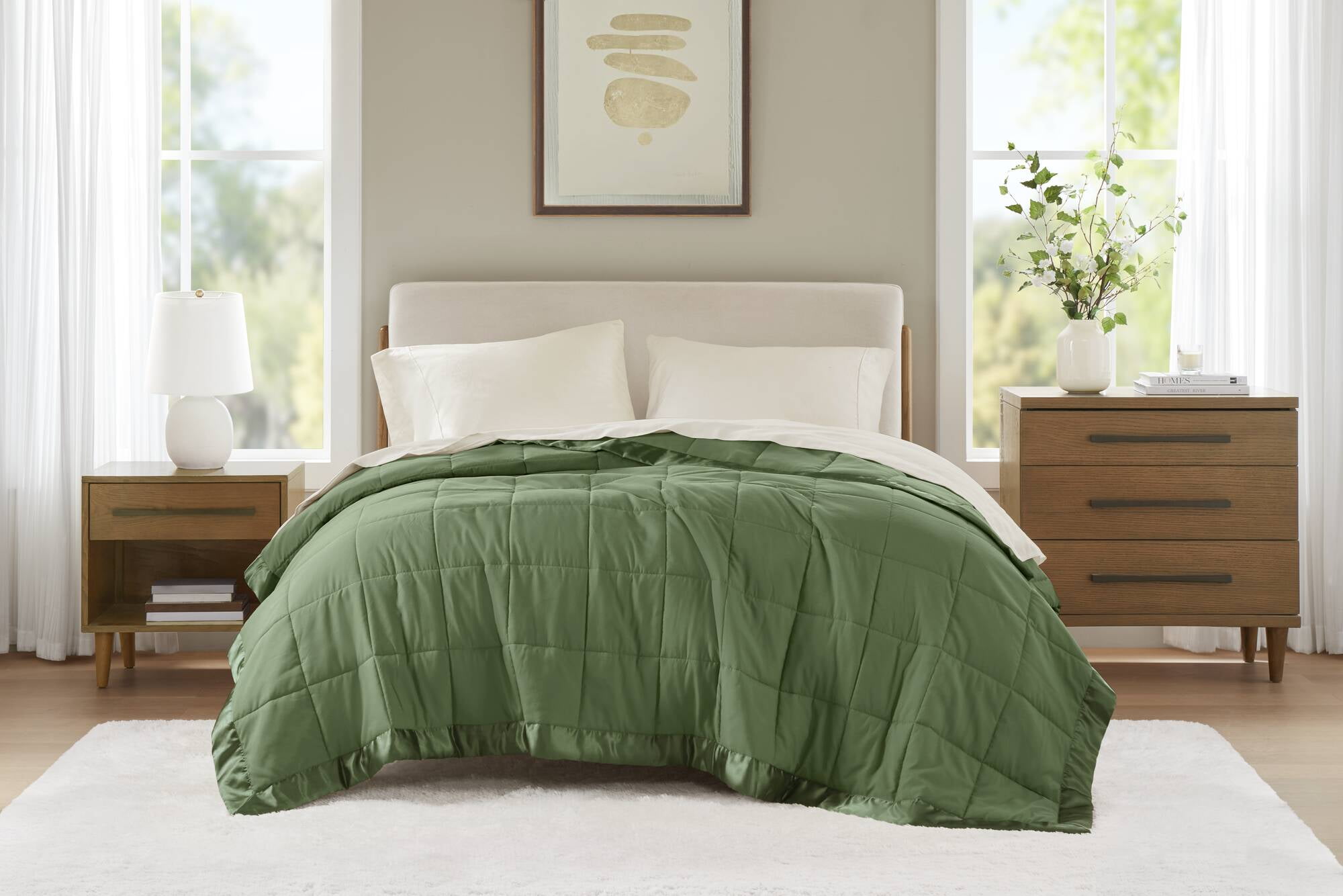 Madison Park Windom King Lightweight Down Alternative Blanket with ...