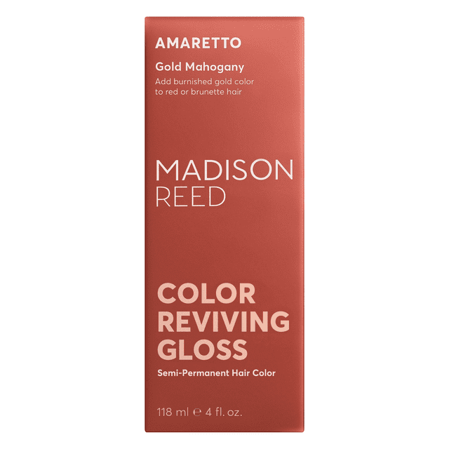 Madison Reed Color Reviving Hair Gloss, Amaretto Brown (Gold Mahogany ...