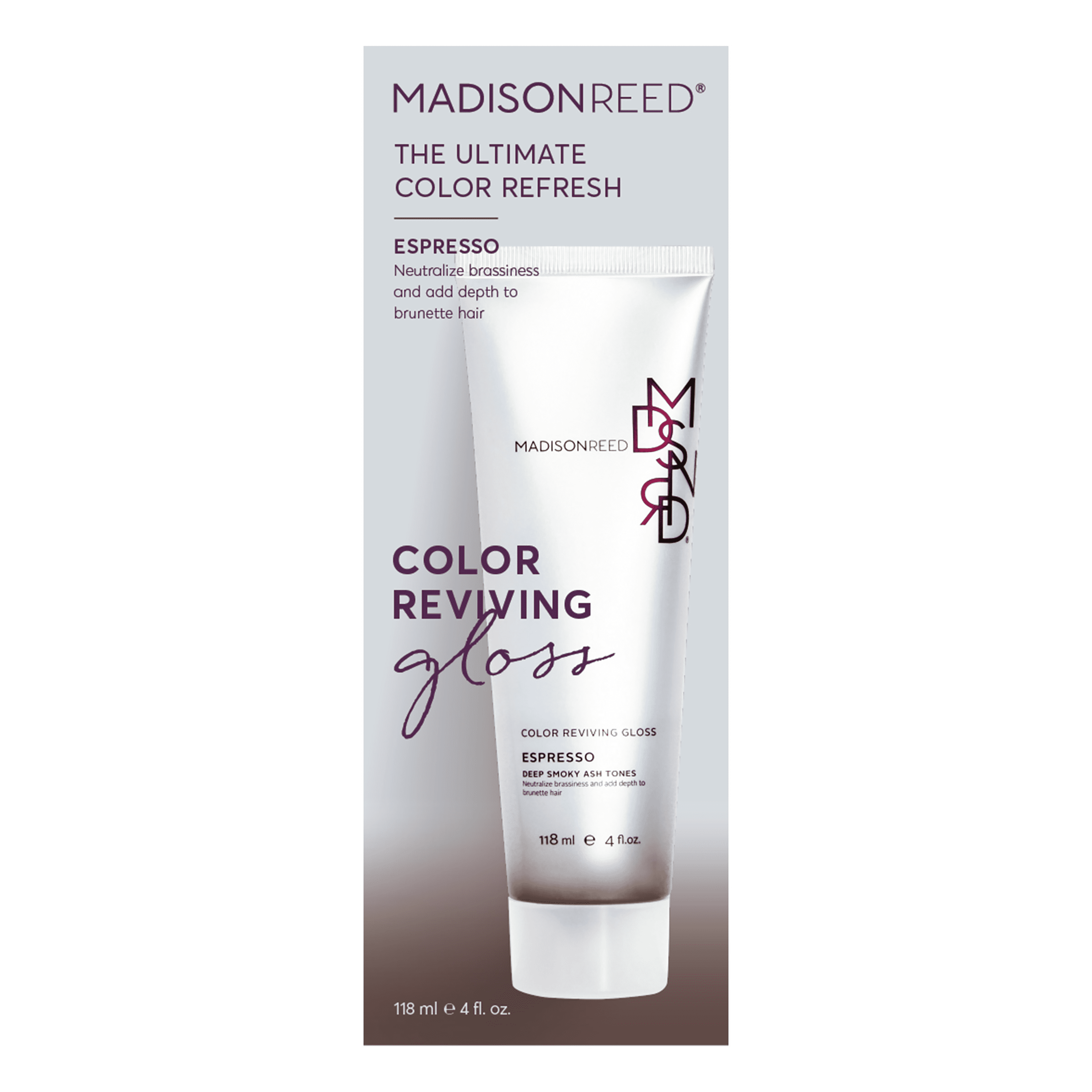 Madison Reed Color Reviving Hair Gloss, Espresso (Deep Smoky Ash Tones ...