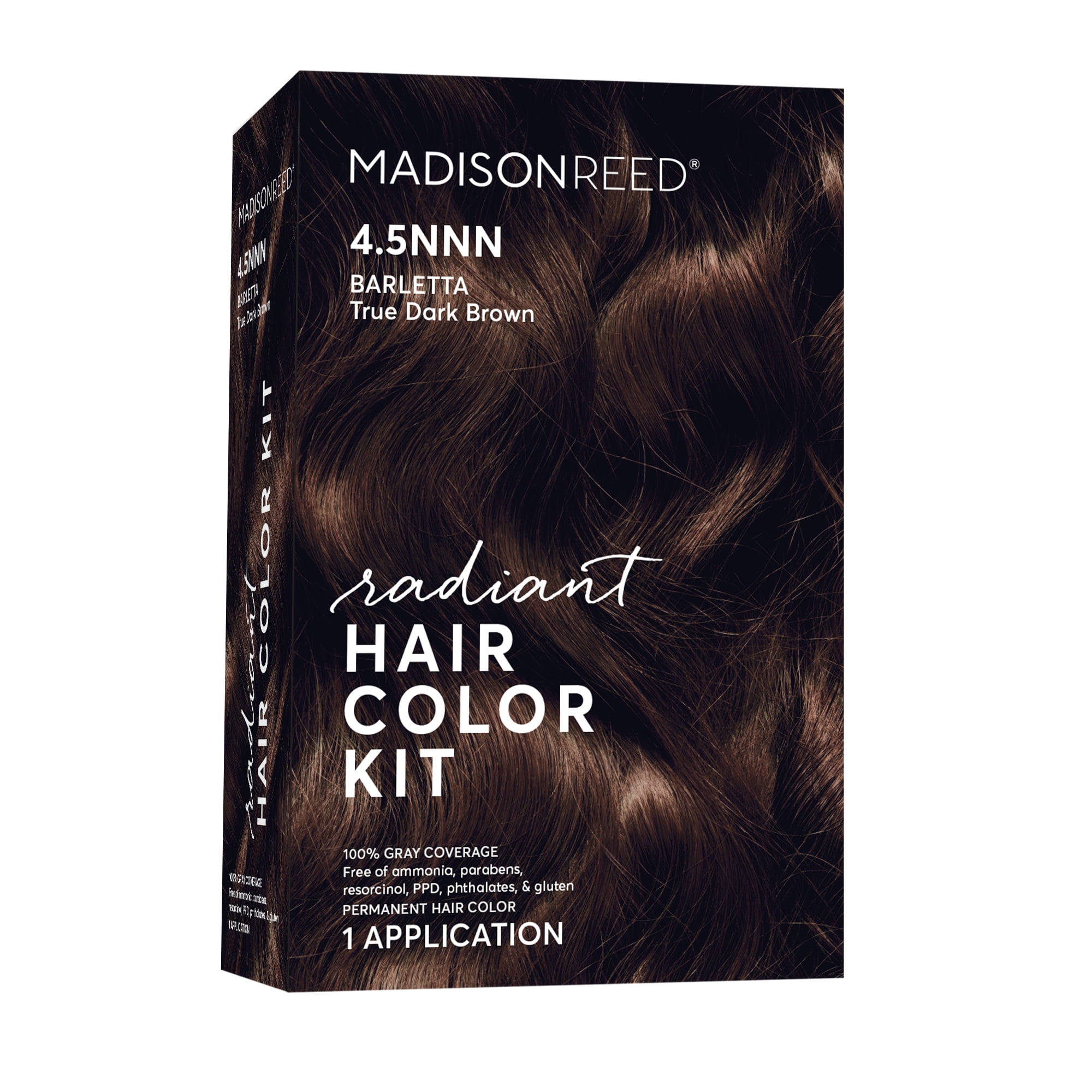 Madison Reed Radiant Permanent Hair Color Kit, Barletta (4.5NNN), True ...