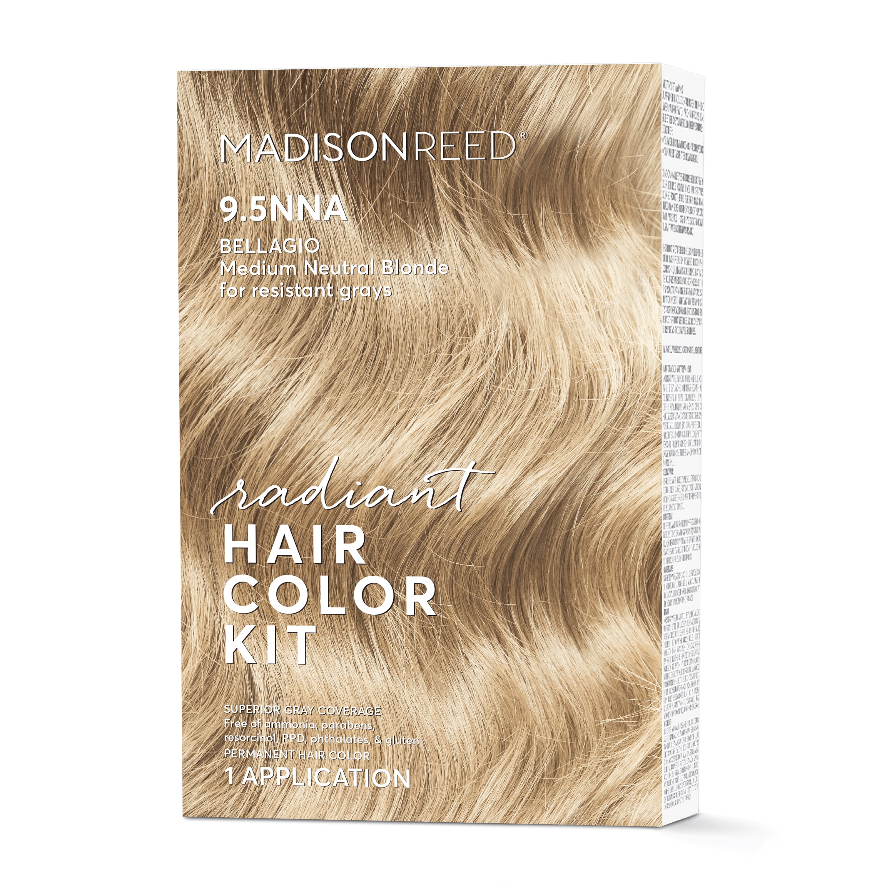 Madison Reed Radiant Permanent Hair Color Kit, Bellagio (9.5NNA ...