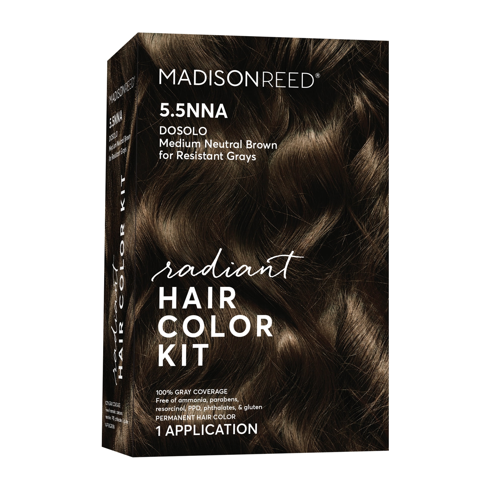 Madison Reed Radiant Permanent Hair Color Kit, Dosolo (5.5NNA), Medium ...