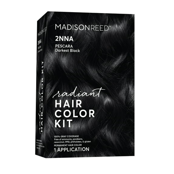 Madison Reed Radiant Permanent Hair Color Kit, Pescara Black (2NNA ...