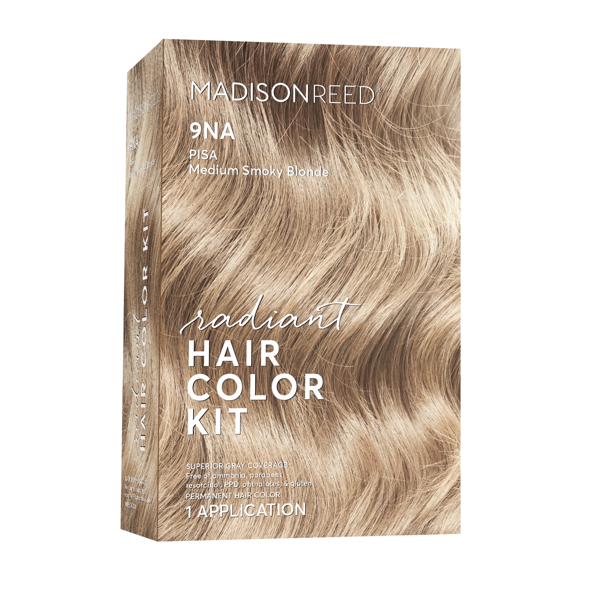 Madison Reed Radiant Permanent Hair Color Kit, Pisa (9NA), Medium ...