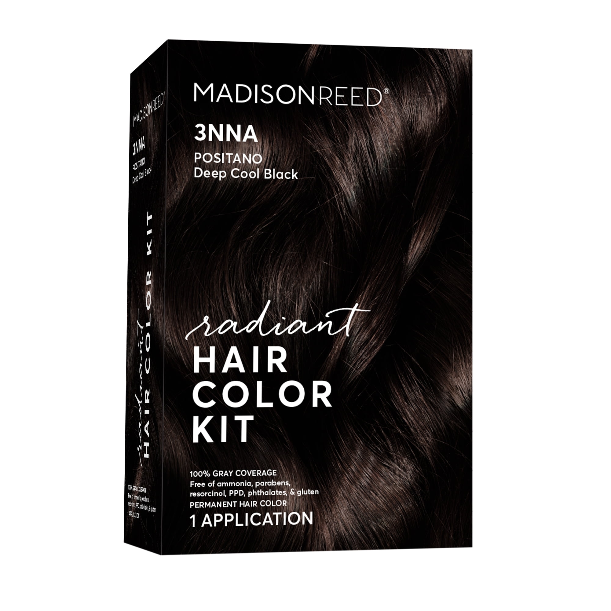 Madison Reed Radiant Permanent Hair Color Kit, Positano Black (3NNA ...