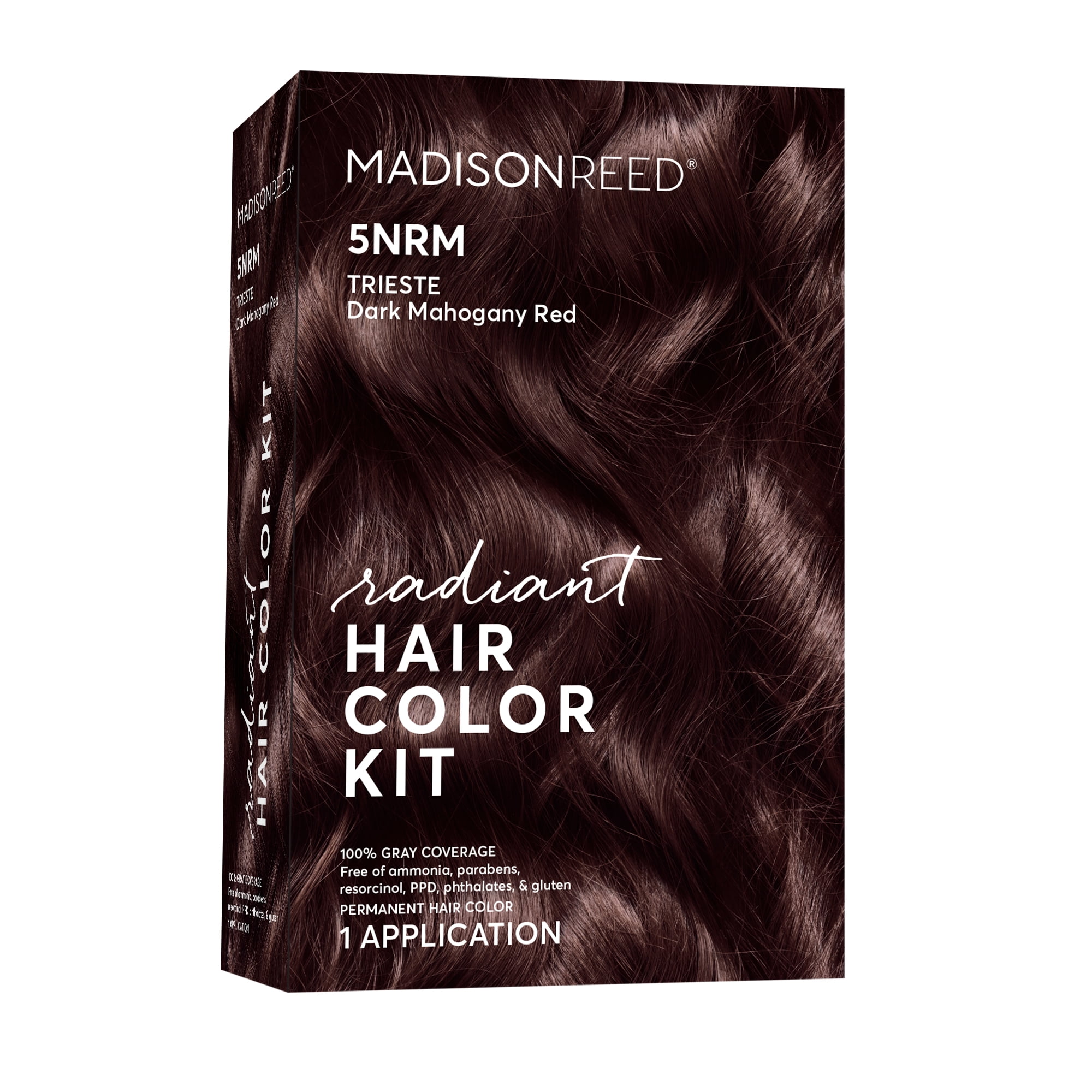 Madison Reed Radiant Permanent Hair Color Kit, Trieste, (5NRM), Dark ...