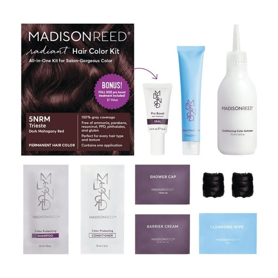 Madison Reed Radiant Permanent Hair Color Kit with Bonus Pro Boost ...