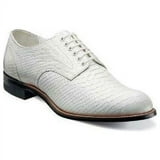 Madison Stacy Adams Mens Shoes Anaconda Leather White 00055-100 ...