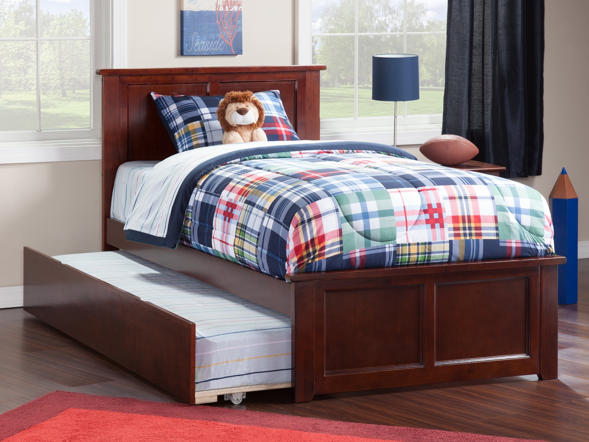 Madison Twin Extra Long Bed with Matching Footboard and Twin Extra Long ...