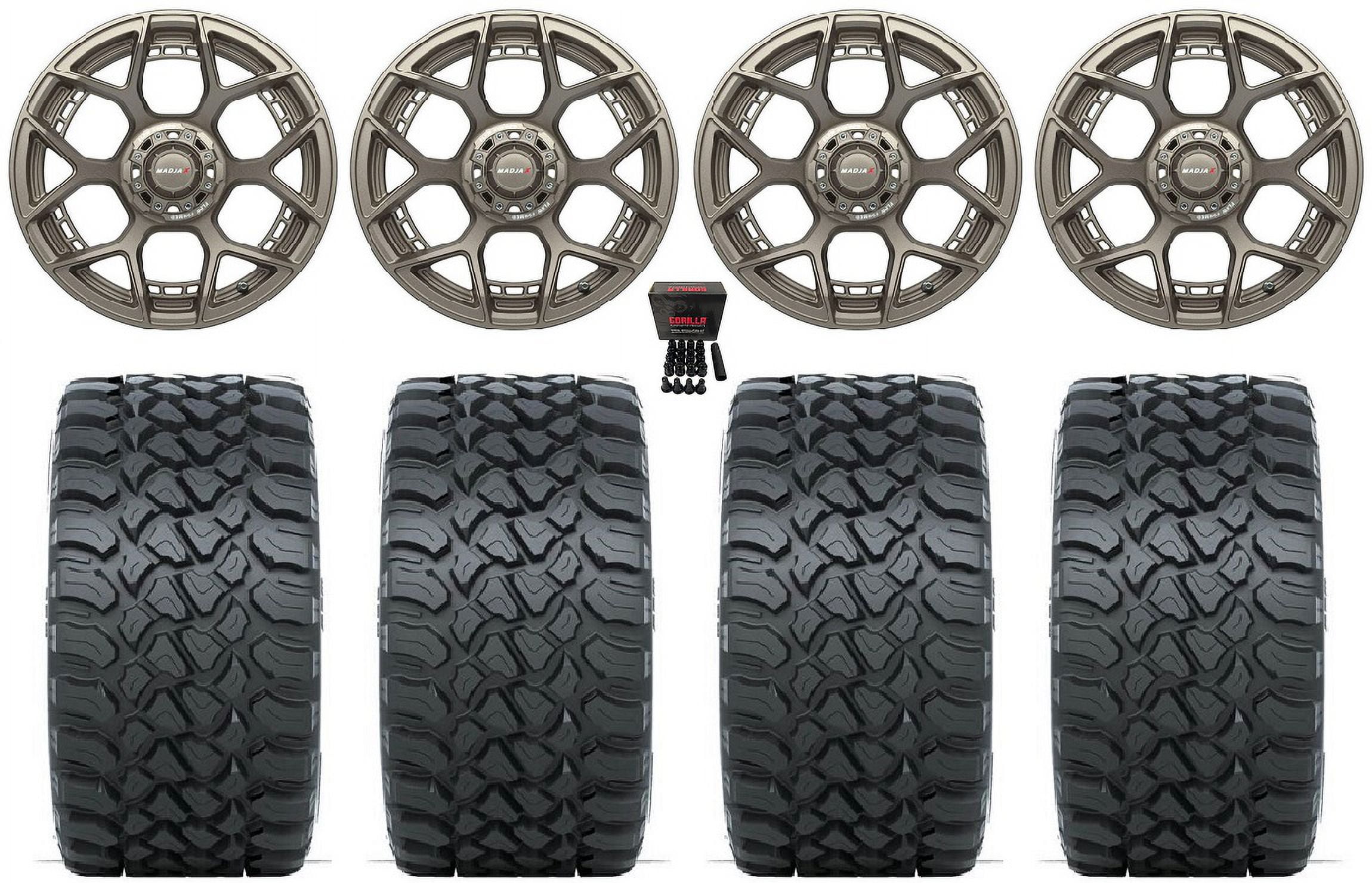 Madjax Evolution 15" Golf Wheels Bronze 23" Nomad Tires Yamaha ...