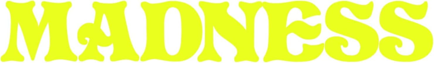 Madness Logo Skate Decal Yellow , 1 Decal - Walmart.com
