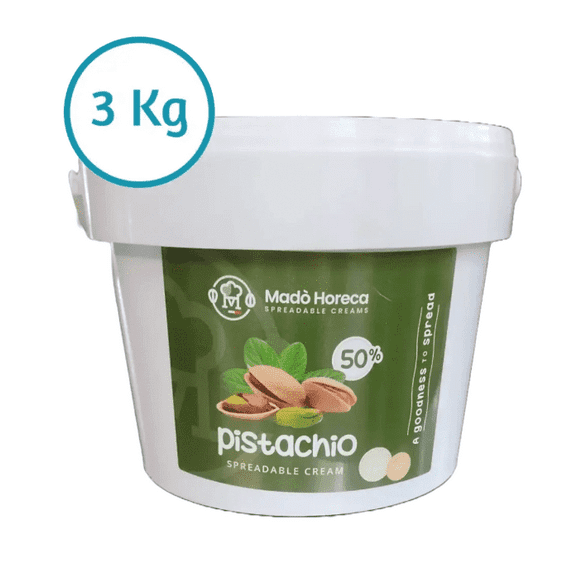 Mado Pistachio Spread (50%) 6.61lb (3 kg) Bucket - Walmart.com