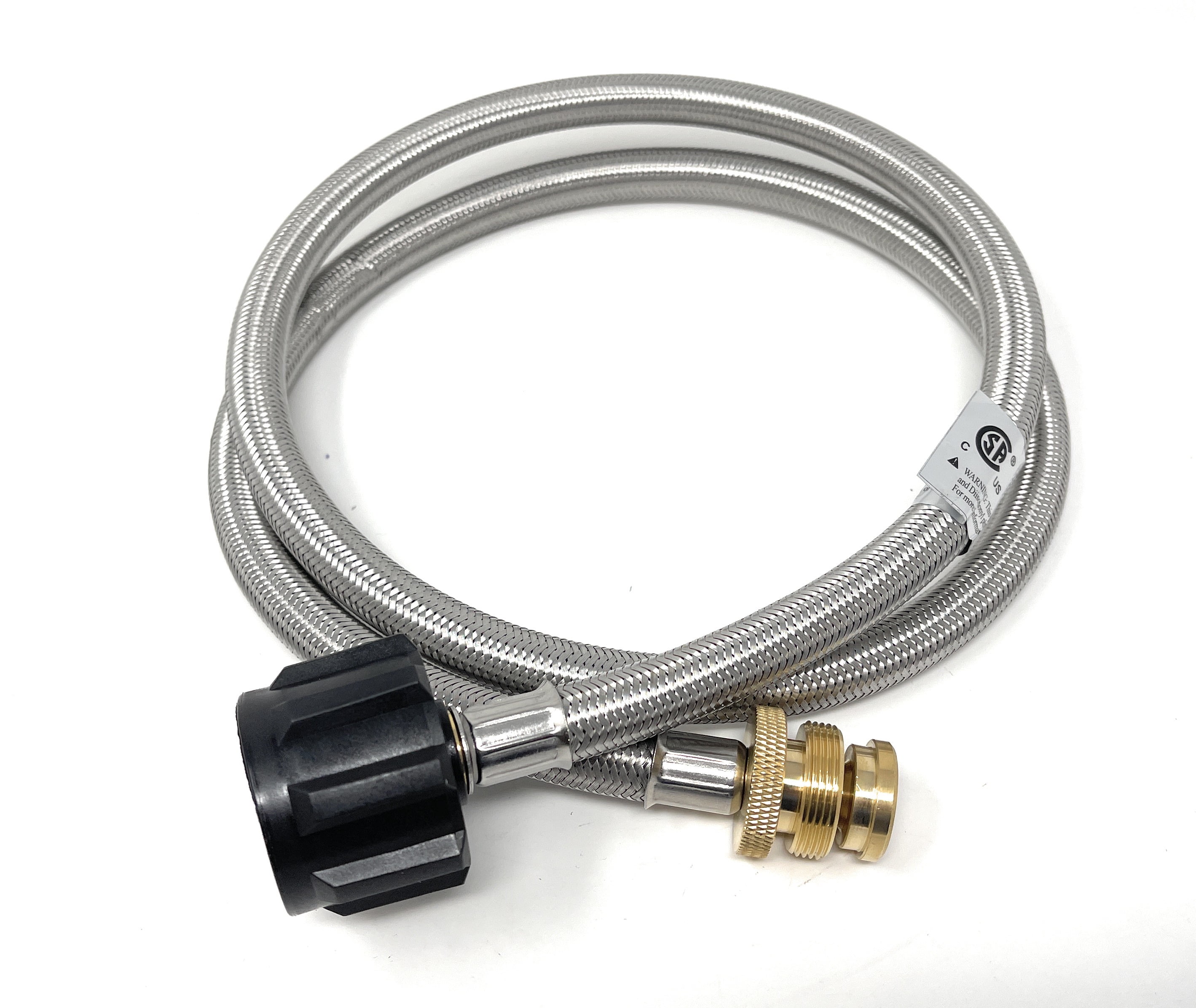 Madol Imports 5’ Hose Adapter Assembly, Propane Tank Converter 1lb to 20lb for QCC1/ Type4, New ...