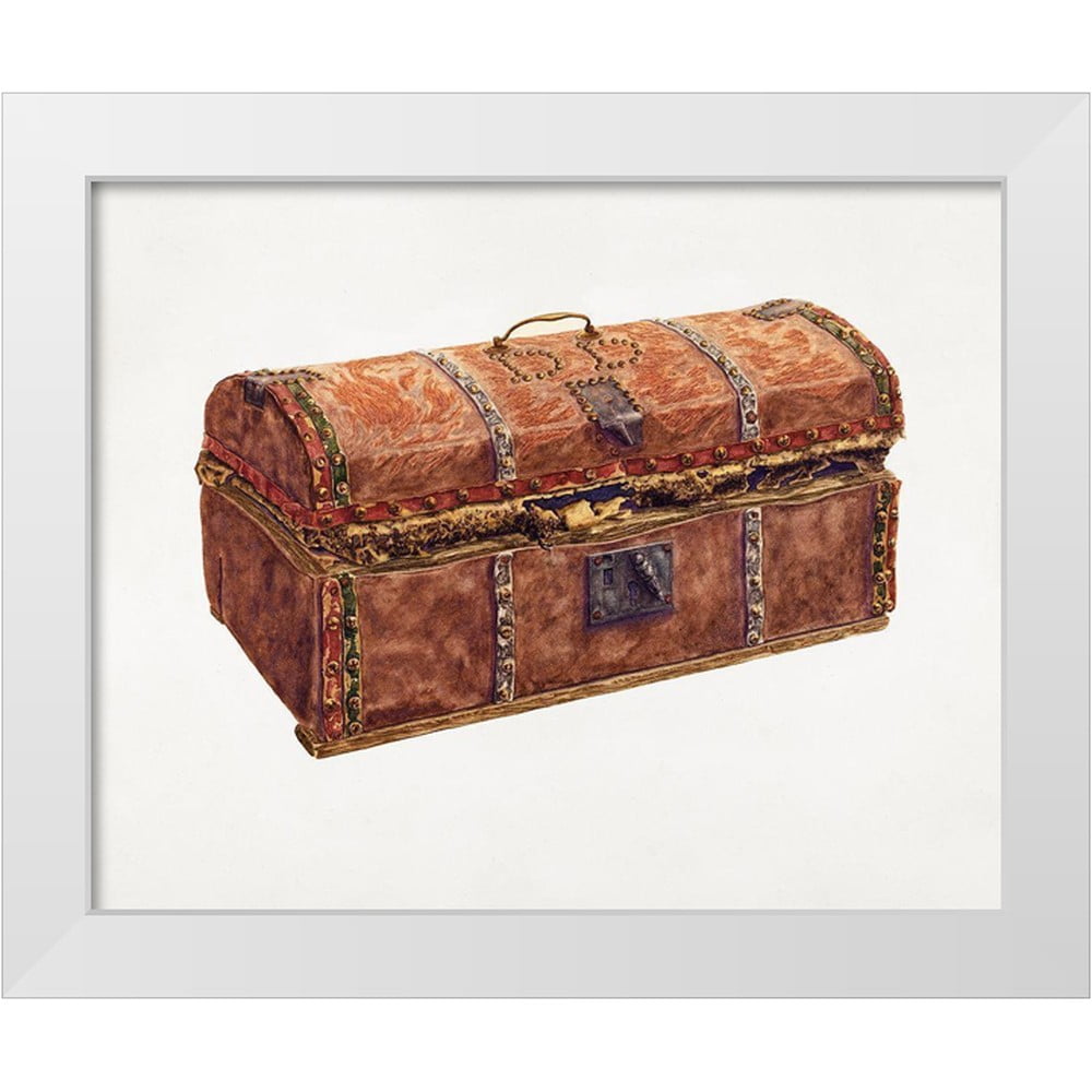 Madole, Russell 18x15 White Modern Wood Framed Museum Art Print Titled ...