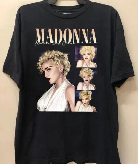 Madonna 90S Vintage Shirt, 2024 Madonna The Celebration Tour T-Shirt - Walmart.com