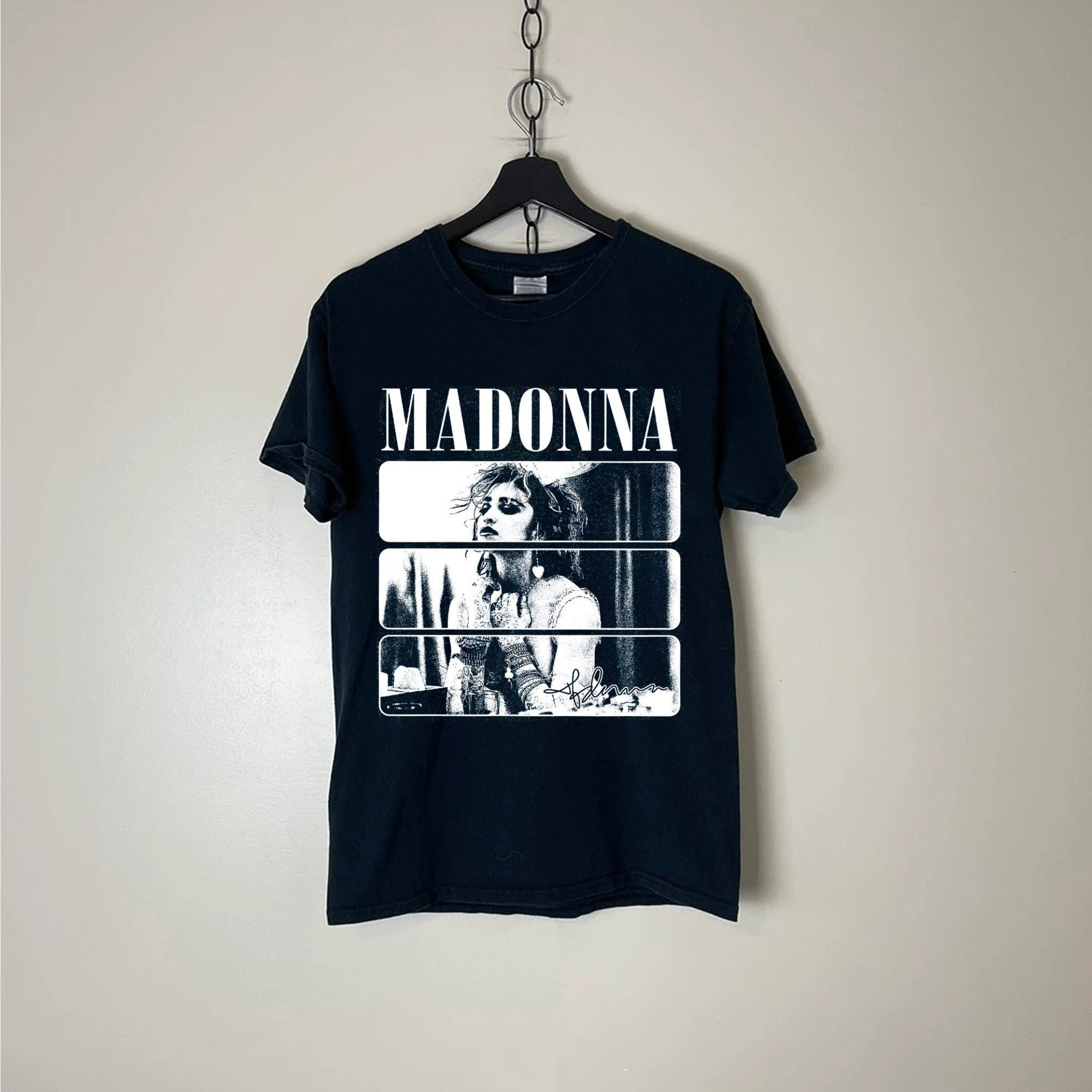 Madonna Like a Virgin 80s tshirt, Madonna Queen of Pop Vintage shirt ...