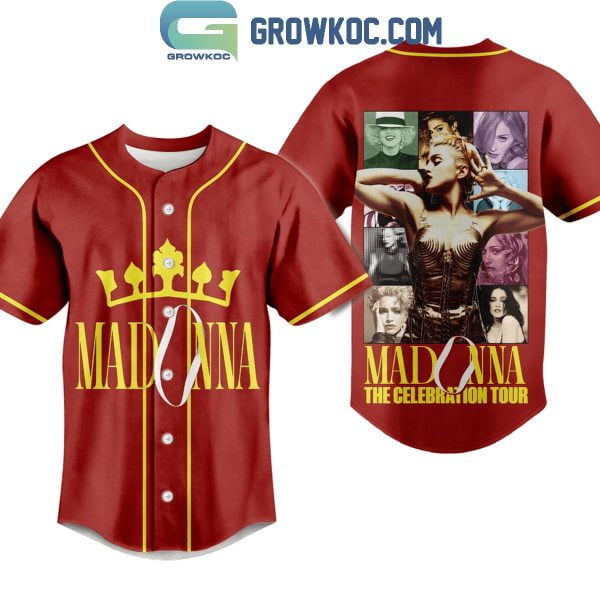 Madonna The Celebration Tour The Queen Personalized Baseball Jersey ...