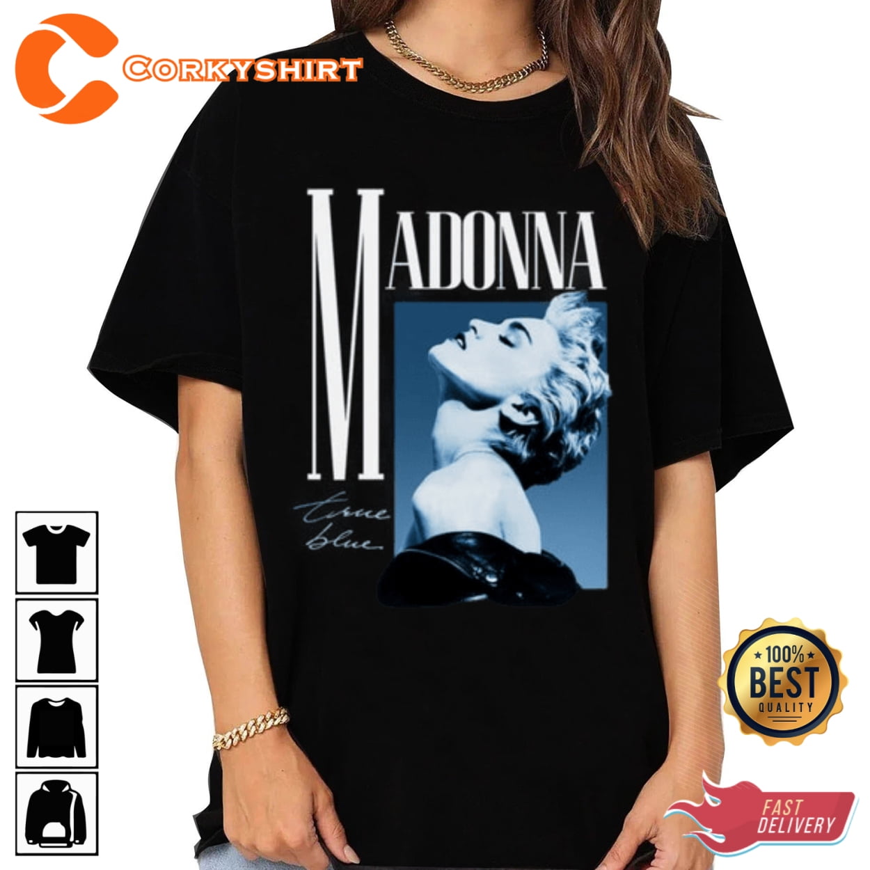 Madonna True Blue Album Cover Shirt - Walmart.com