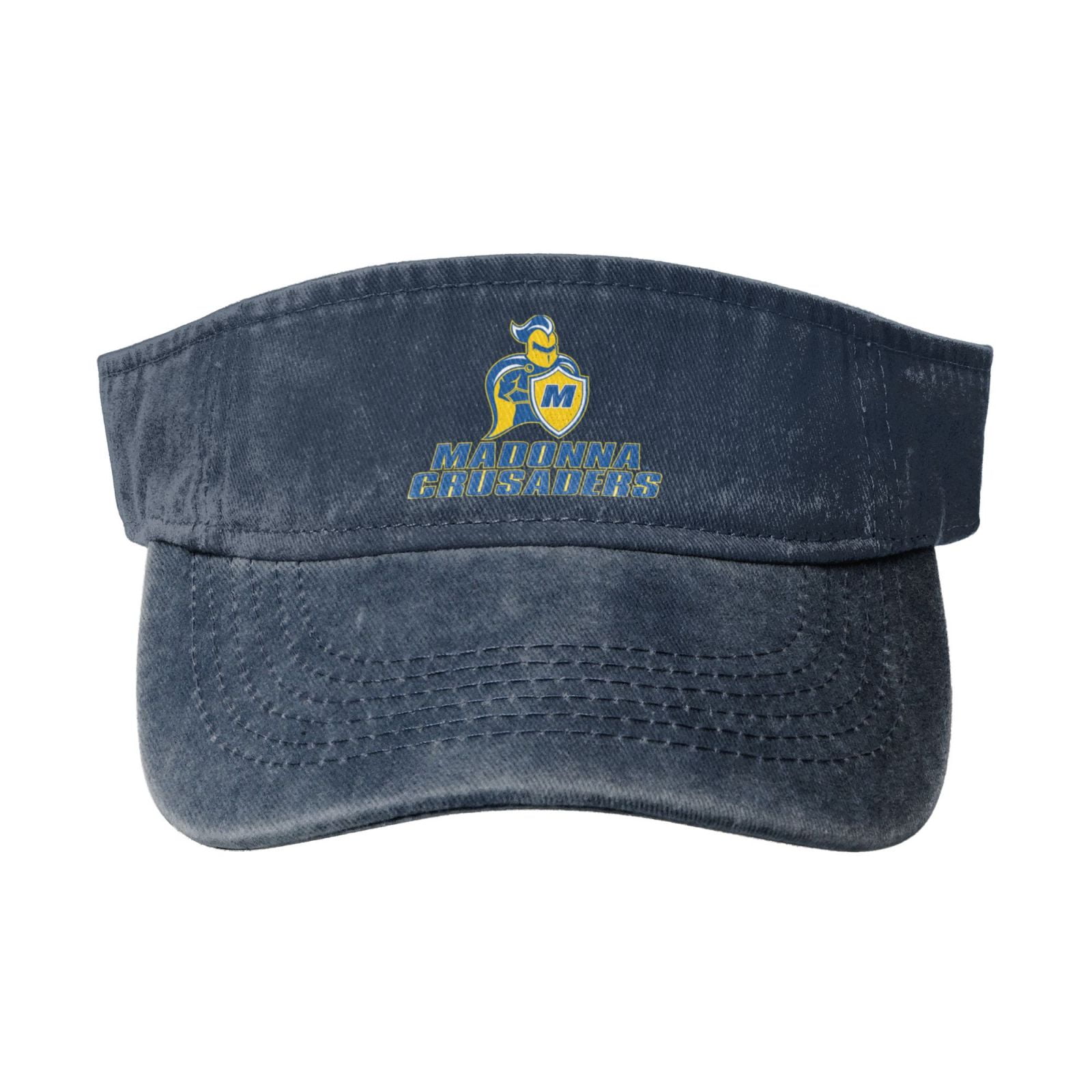 Madonna University Logo Washed Cowboy Empty Top Baseball Sun Cap ...