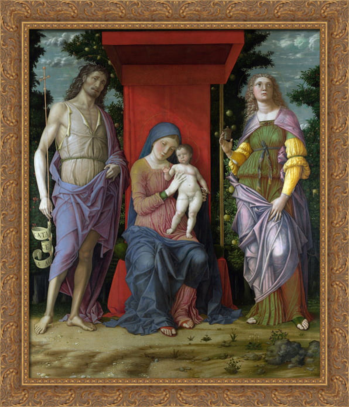 Madonna with St. Mary Magdalene and St. John the Baptist 28x32 Large ...