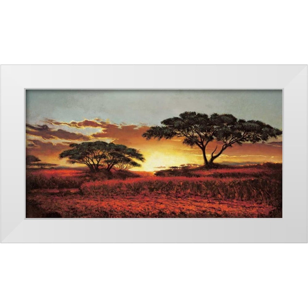 Madou 24x14 White Modern Wood Framed Museum Art Print Titled - Memories ...