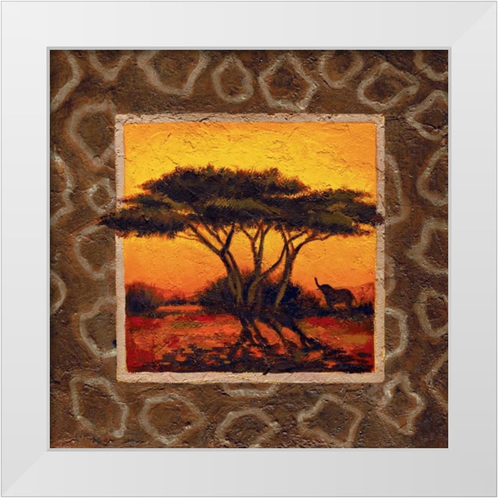 Madou 26x26 White Modern Wood Framed Museum Art Print Titled - Savannah ...