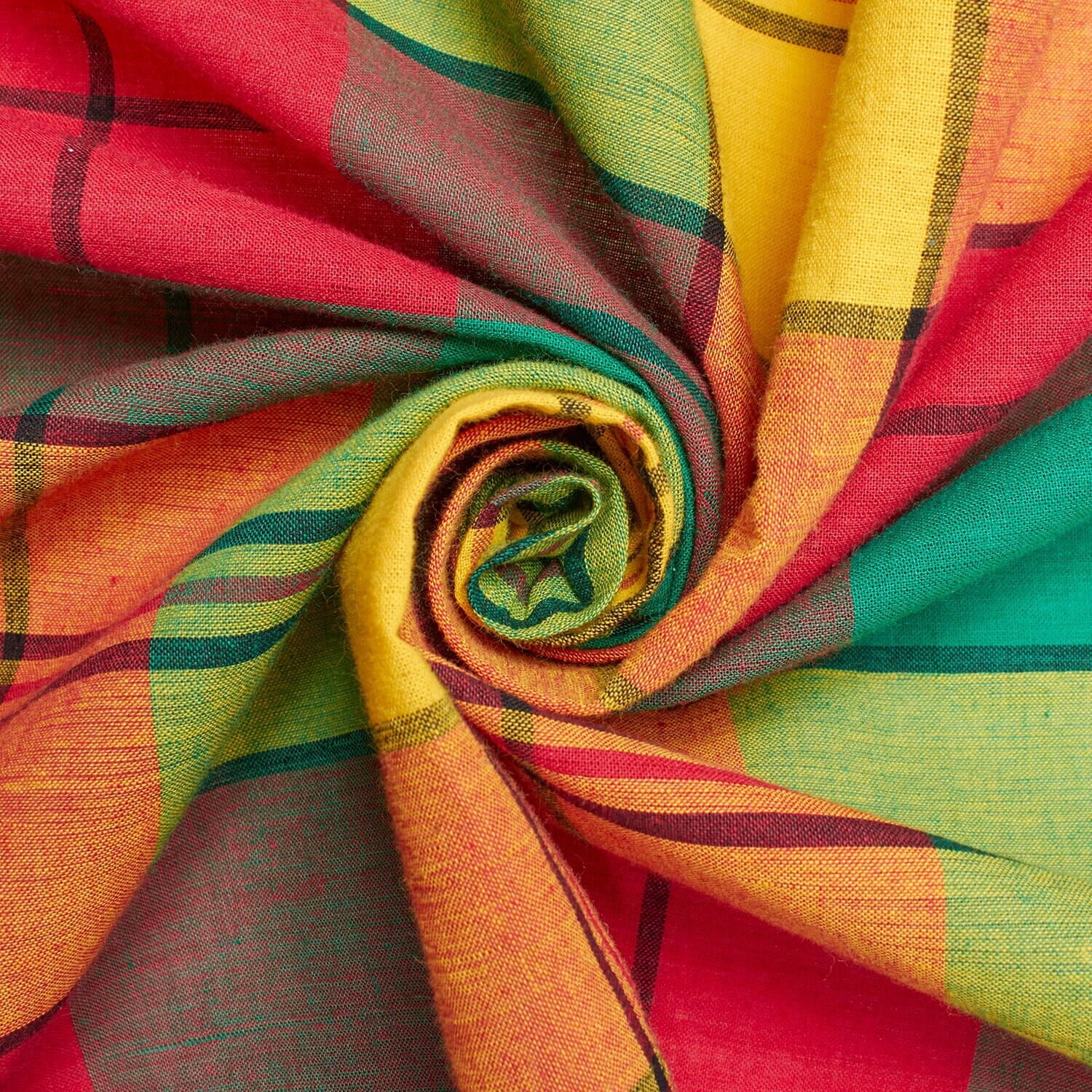Madras Plaid (Style 9031) Cotton Hypoallergenic Lightweight 45 Inch ...