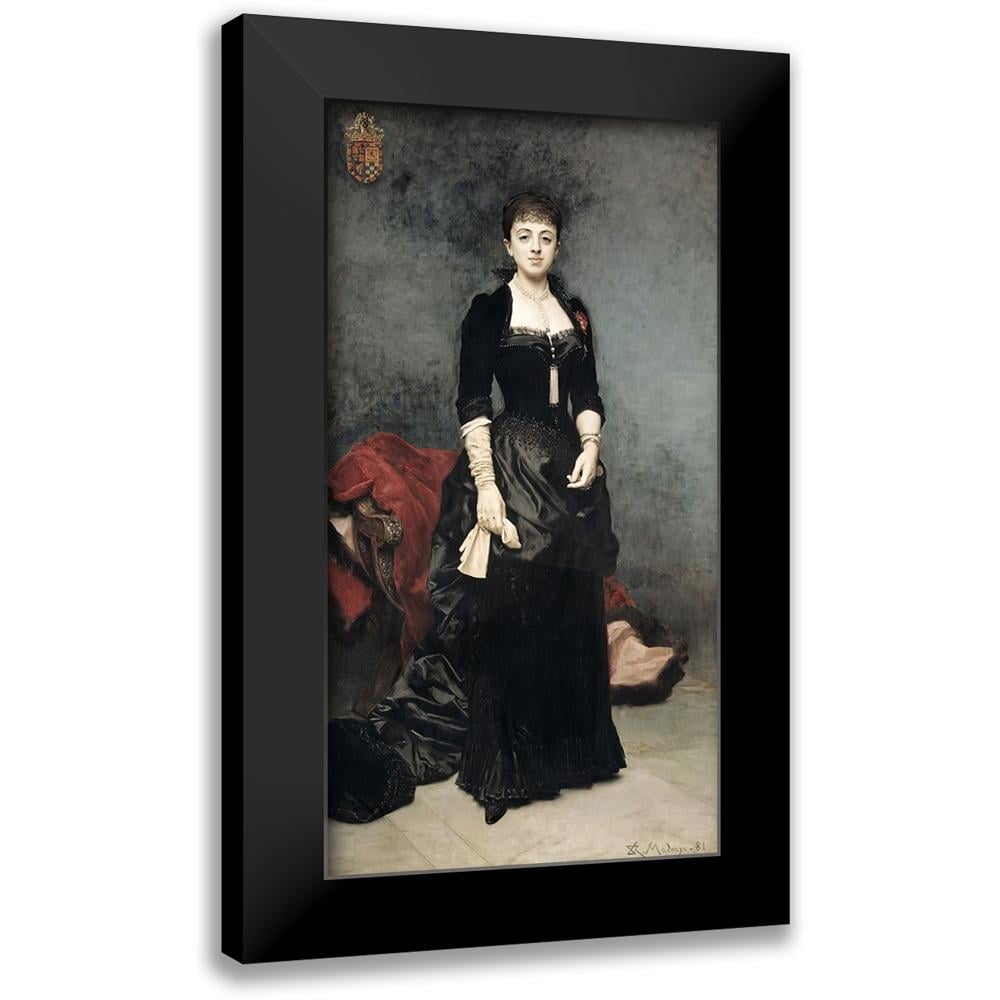 Madrazo y Garreta, Raimundo de 9x14 Black Modern Framed Museum Art ...