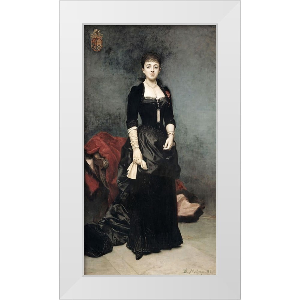 Madrazo y Garreta, Raimundo de 9x14 White Modern Wood Framed Museum Art ...