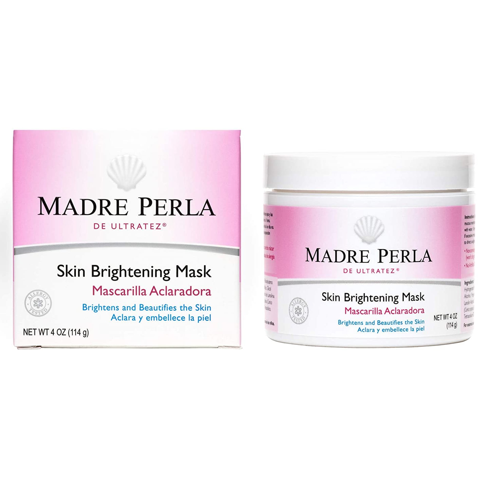 Madre Perla De Ultratez Skin Brightening Face Mask with Mother of Pearl ...