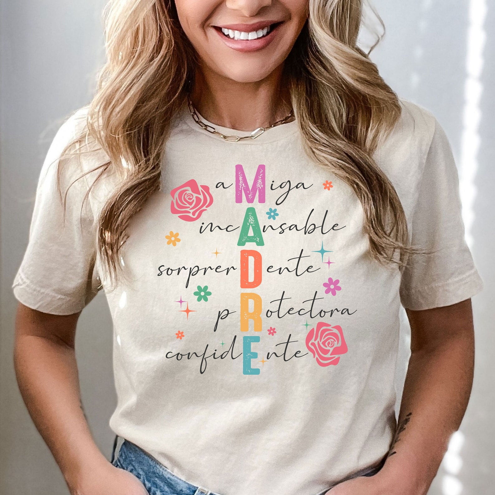 Madre Sweatshirt, Madre Definition Shirts, Latina Mom Sweater, Mother's ...