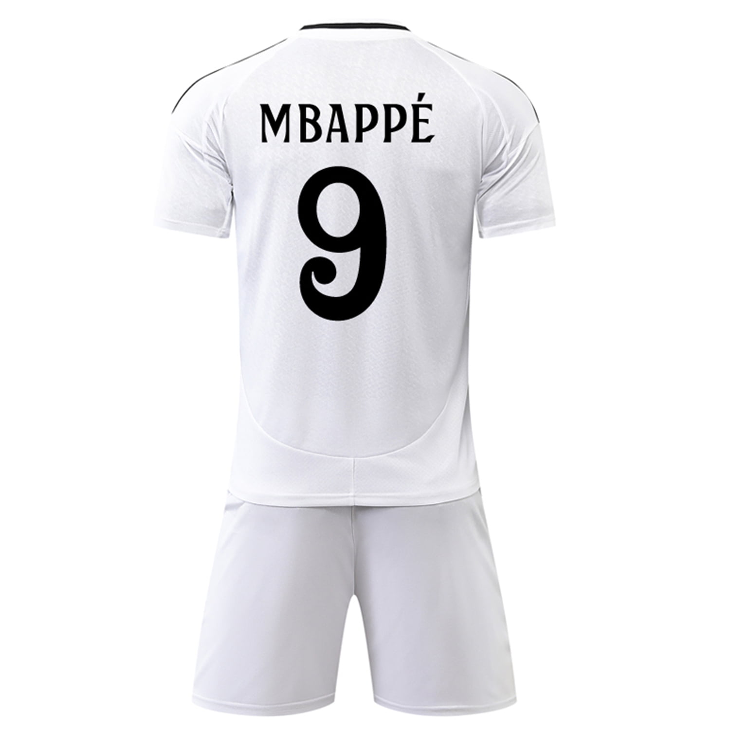 Madrid 24/25 Home Shirt with Mbappe 9 Printing - Walmart.com