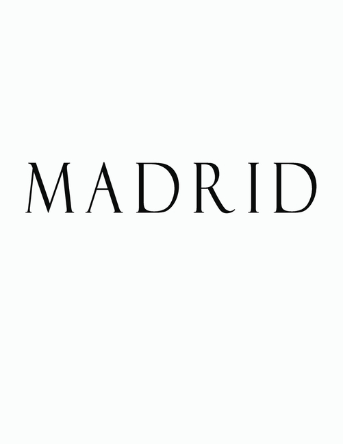 Madrid: Black and White Decorative Book to Stack Together on Coffee ...