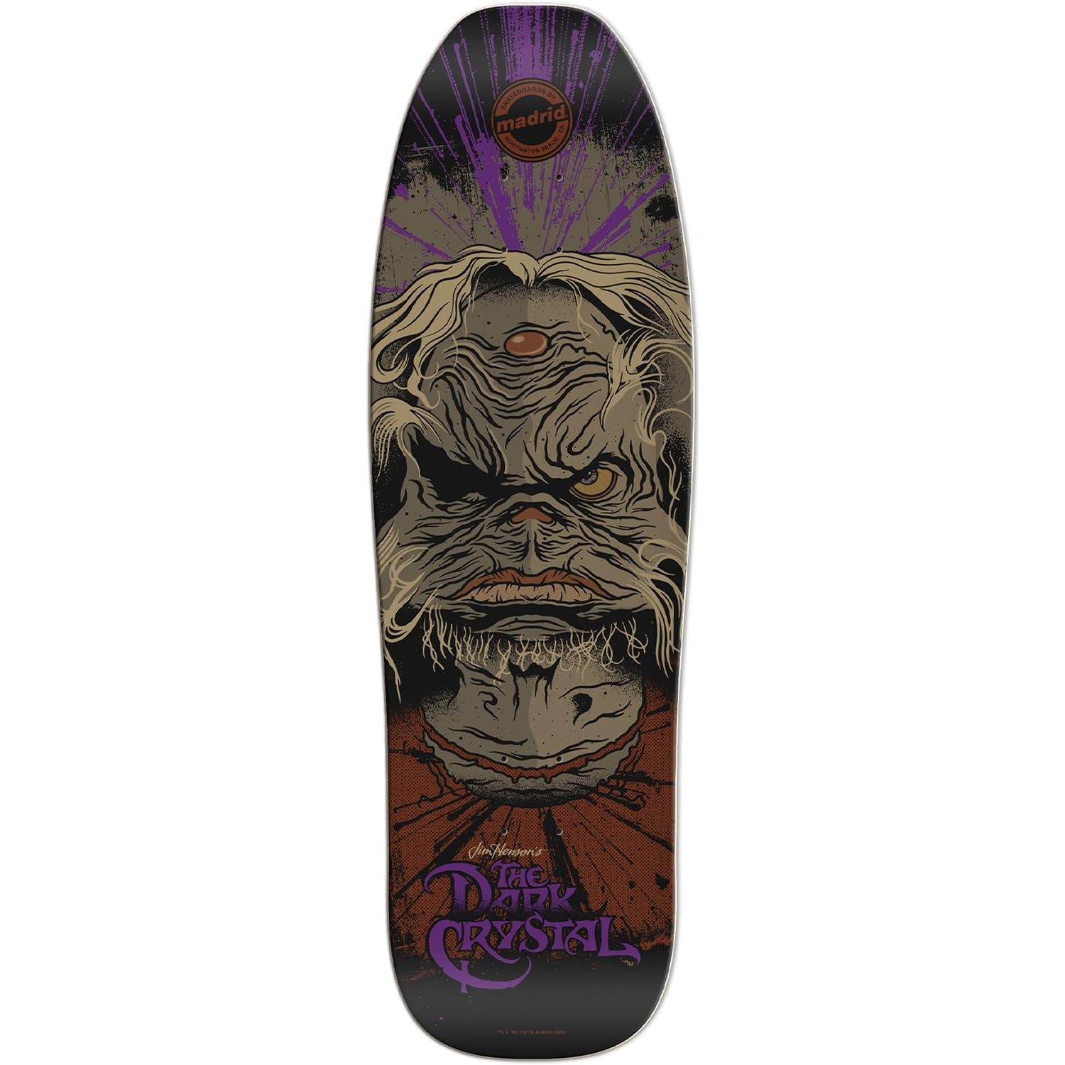Madrid Dark Crystal Aughra Skateboard Deck 8.25 - Assembled AS Complete ...