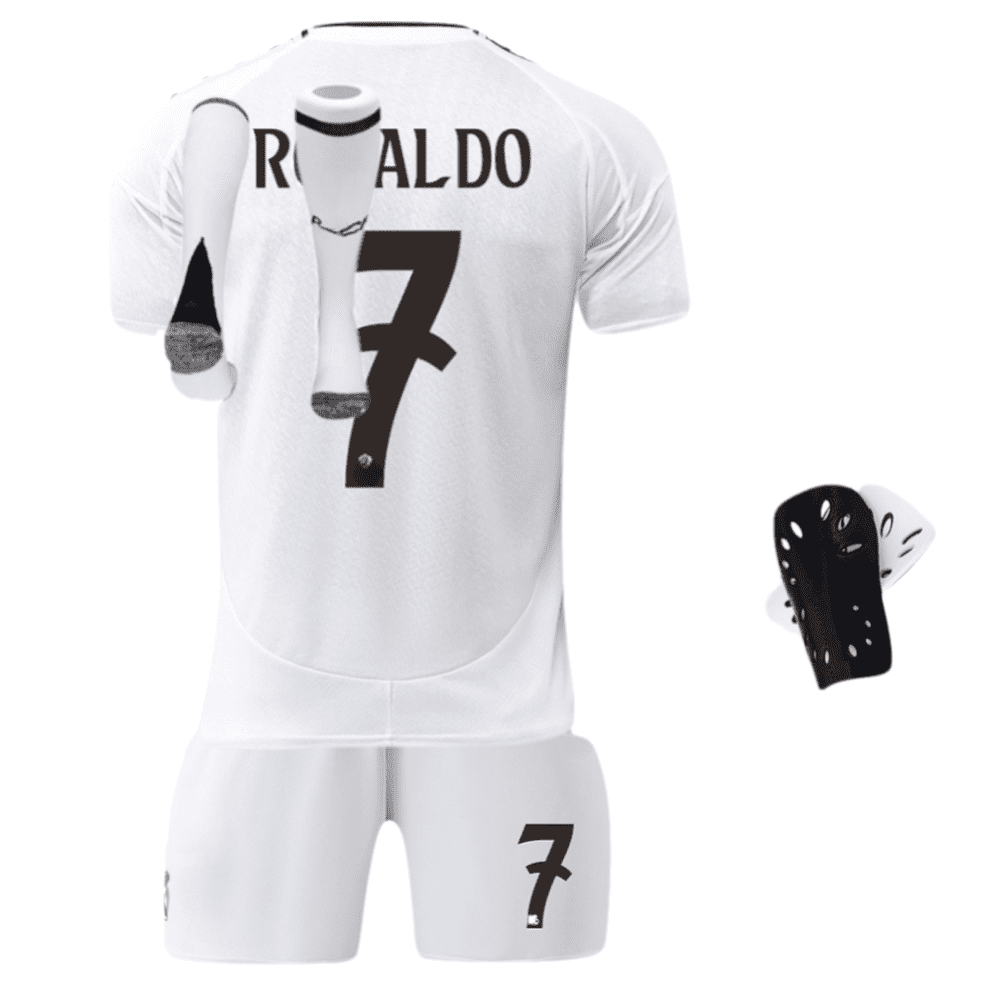 Madrid Ronaldo No #7 Special Dragon Edition Kids Soccer Jersey Kit ...