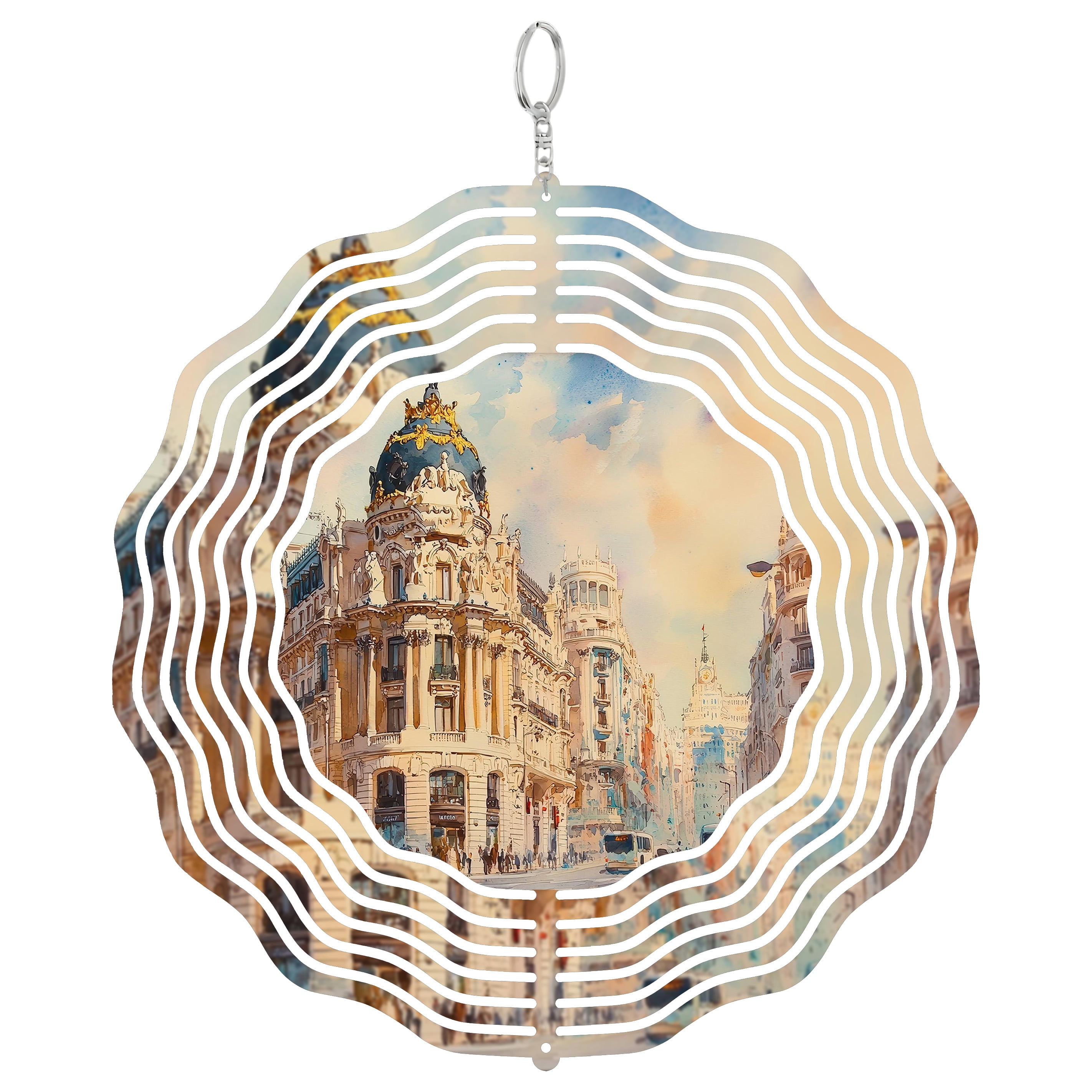 Madrid Spain Royal Palace 3D Wind Spinner Stainless Steel Kinetic ...