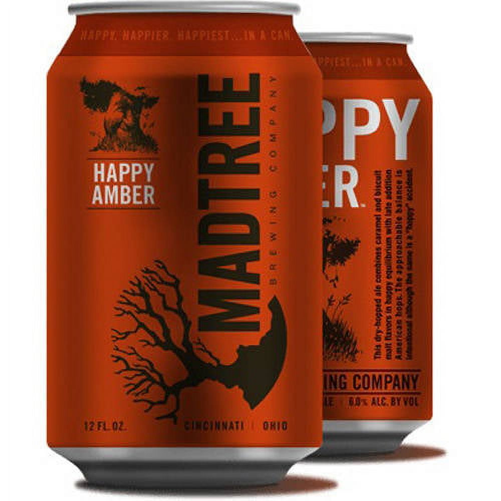 Madtree Happy Amber Ale, 6 pack, 12 fl oz - Walmart.com