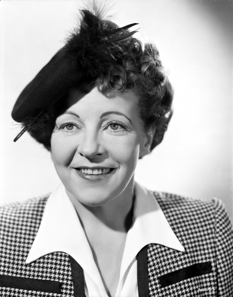 Mady Christians smiling in Checkered Suit with White Collar Photo Print ...