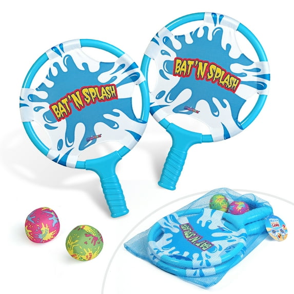 Bat 'n' Splash Water Paddle Ball Pool Game - Outdoor Toy Set for Family ...