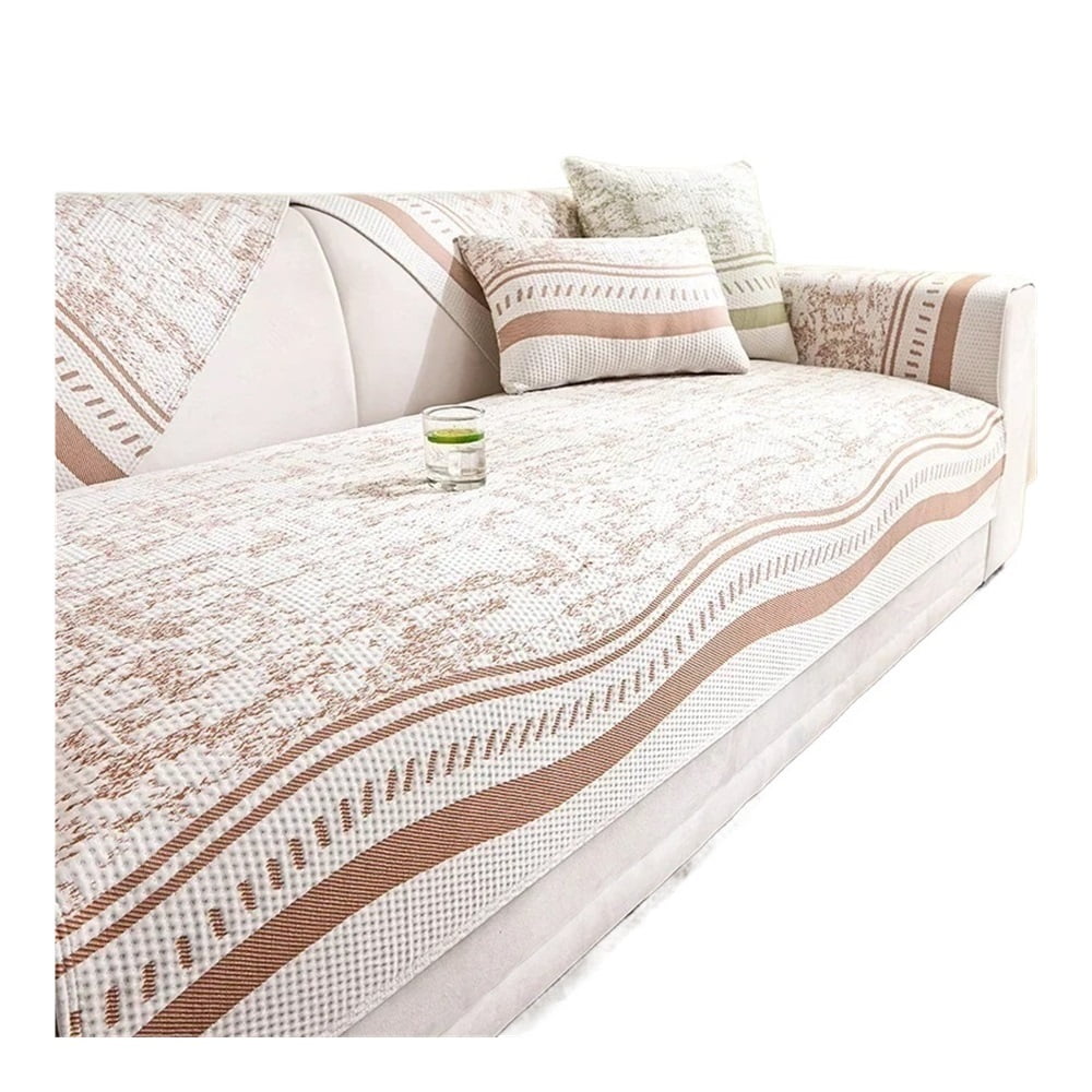 Mae 1/2/3 Seater Breathable Ice Silk Couch Mat for Summer Anti-slip ...