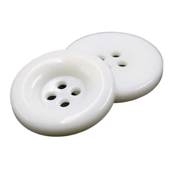 Mae 10PCS Round Coat Buttons 4-hole Resin Button Woman Overcoat Apparel ...