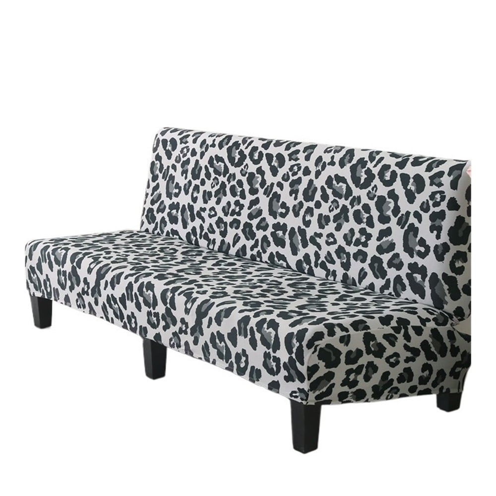 Mae Armless Futon Cover Stretch Sofa Bed Cover Protector High Spandex ...