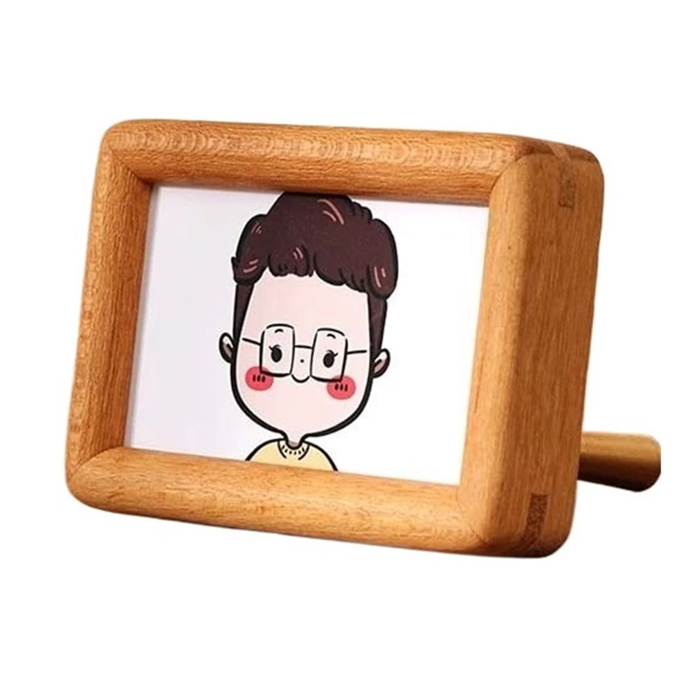 Mae Mini Solid Wood Photod Family Frame Square Table Children's ID ...