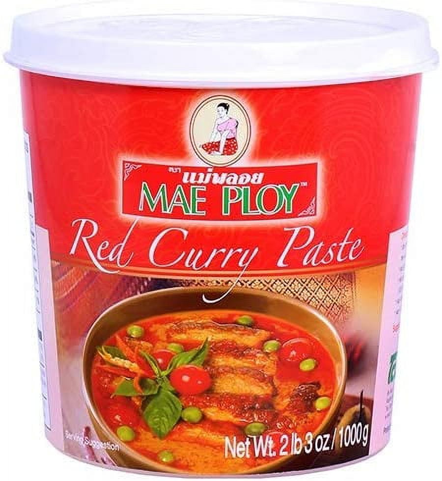 Mae Ploy Red Curry Paste, Authentic Thai Red Curry Paste For Thai ...