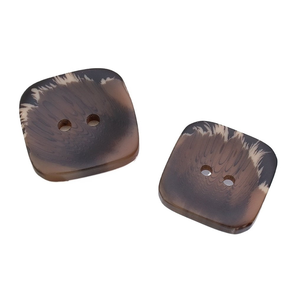 Mae Square Resin Buttons Buttons for DIY Garment Clothing Sewing ...