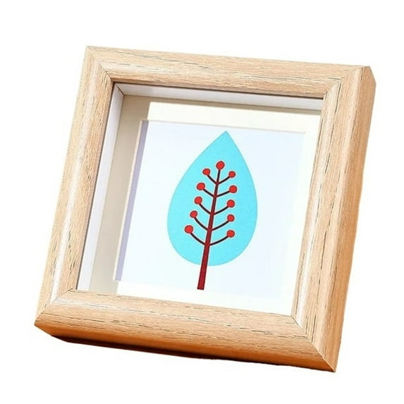 Mae Wooden Square Photo Frame, Stand, Storage Frames for Wedding Party ...