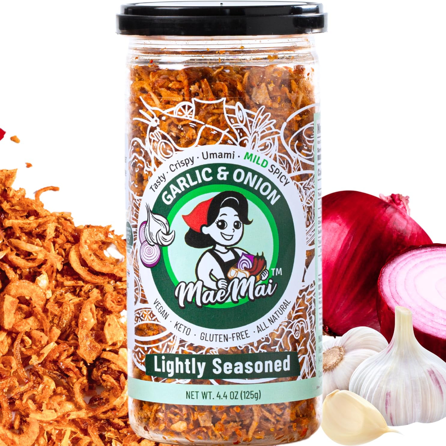 MaeMai Chili Crisp (MILD Spice) HYZ01 - Non-Oily Chili Crisp Topper ...