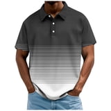 Maean Mens Big and Tall Tops Short Sleeve Button Neck Baggy Shirts ...
