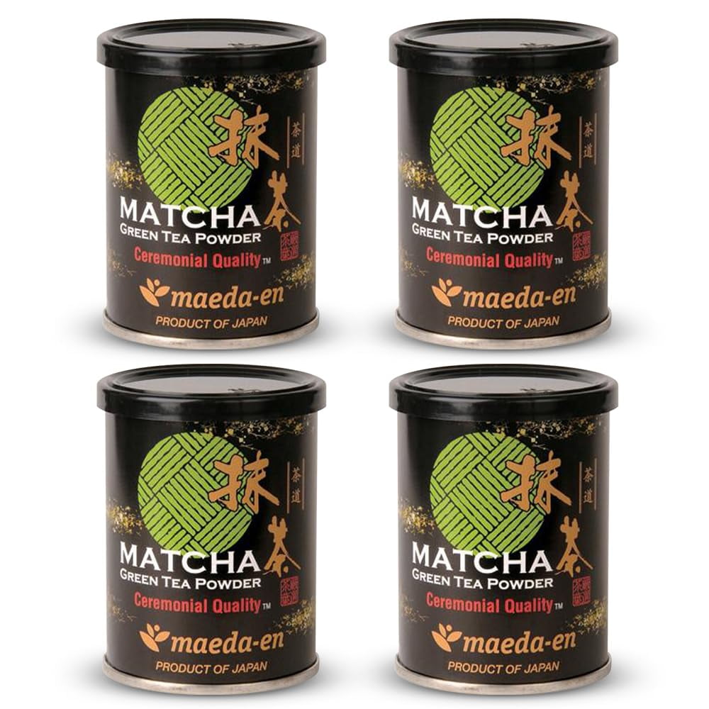 Maeda-en Ceremonial Matcha Green Tea Powder 112g 4 Pack Japanese Origin ...